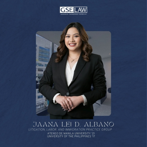 01 JANUARY 2025 - Promotion from Junior Associate to Associate - Law Firm Philippines | Legal ...